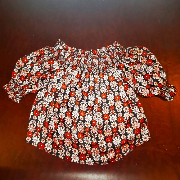 ryegrass | Tops | Ryegrass Floral Design Blouse | Poshmark